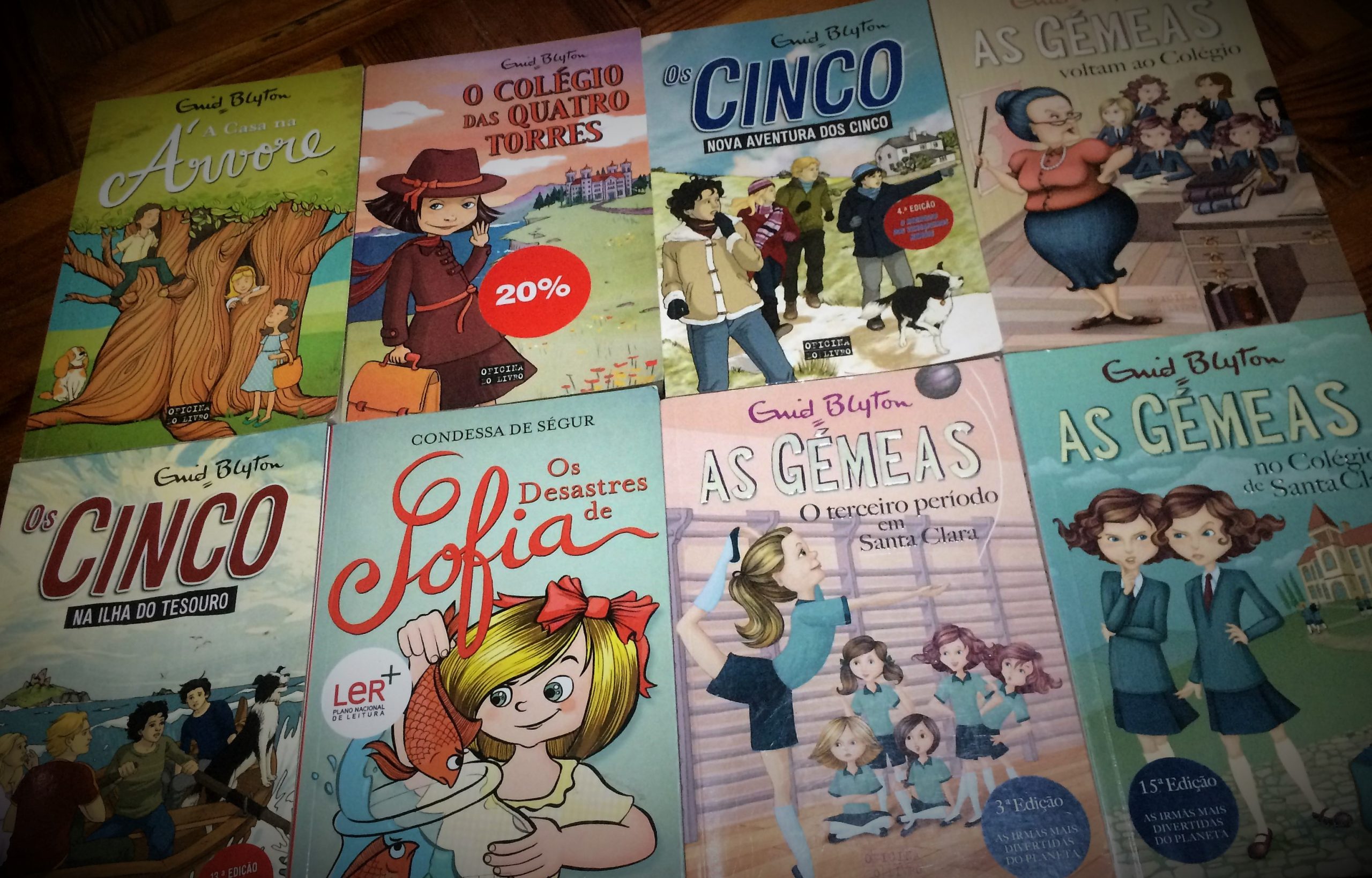 Enid Blyton, colecção de 8 livros – Folhassoltas
